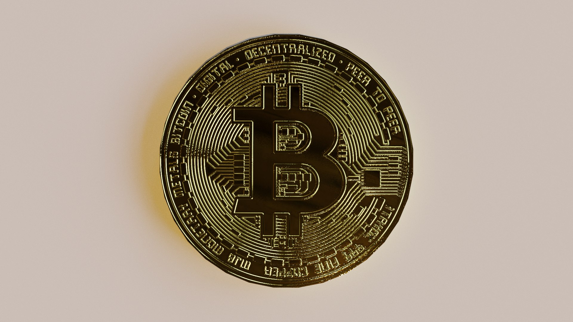 Btc Bitcoin 3D Model - TurboSquid 1691648