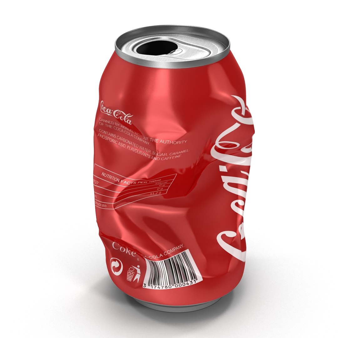 Crushed Soda Coca Cola Max