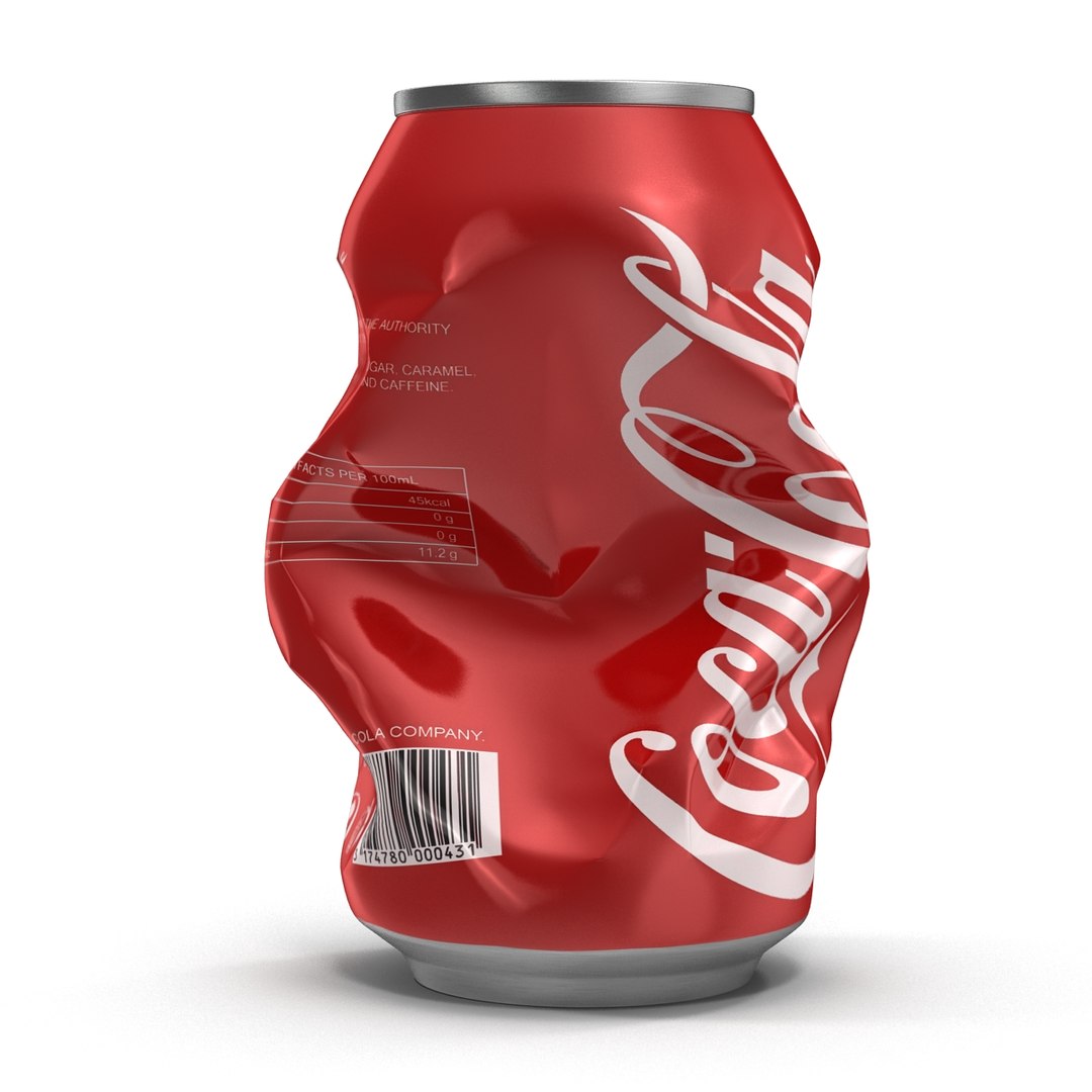 Crushed Soda Coca Cola Max