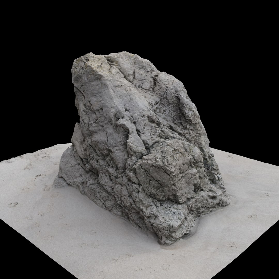 3d Scan Rock Model
