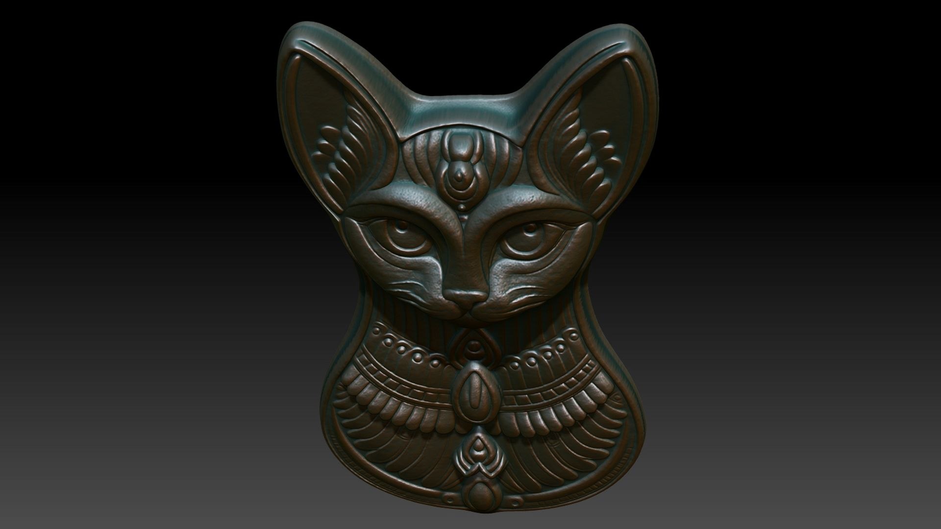 Cat Basrelief 240607 3D - TurboSquid 2366651