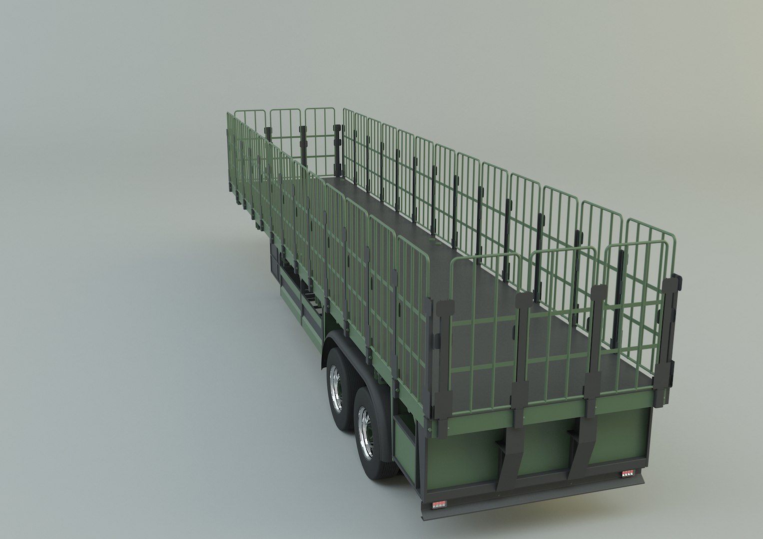3D Truck Trailer 3 Model - TurboSquid 2069815
