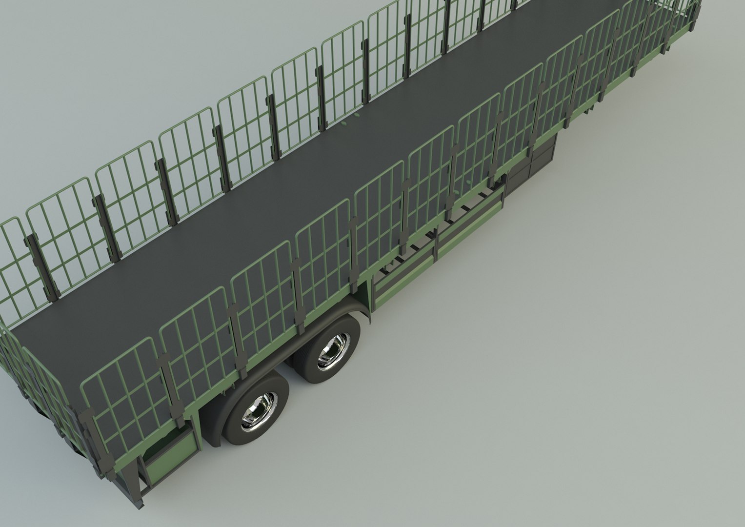 3D Truck Trailer 3 Model - TurboSquid 2069815