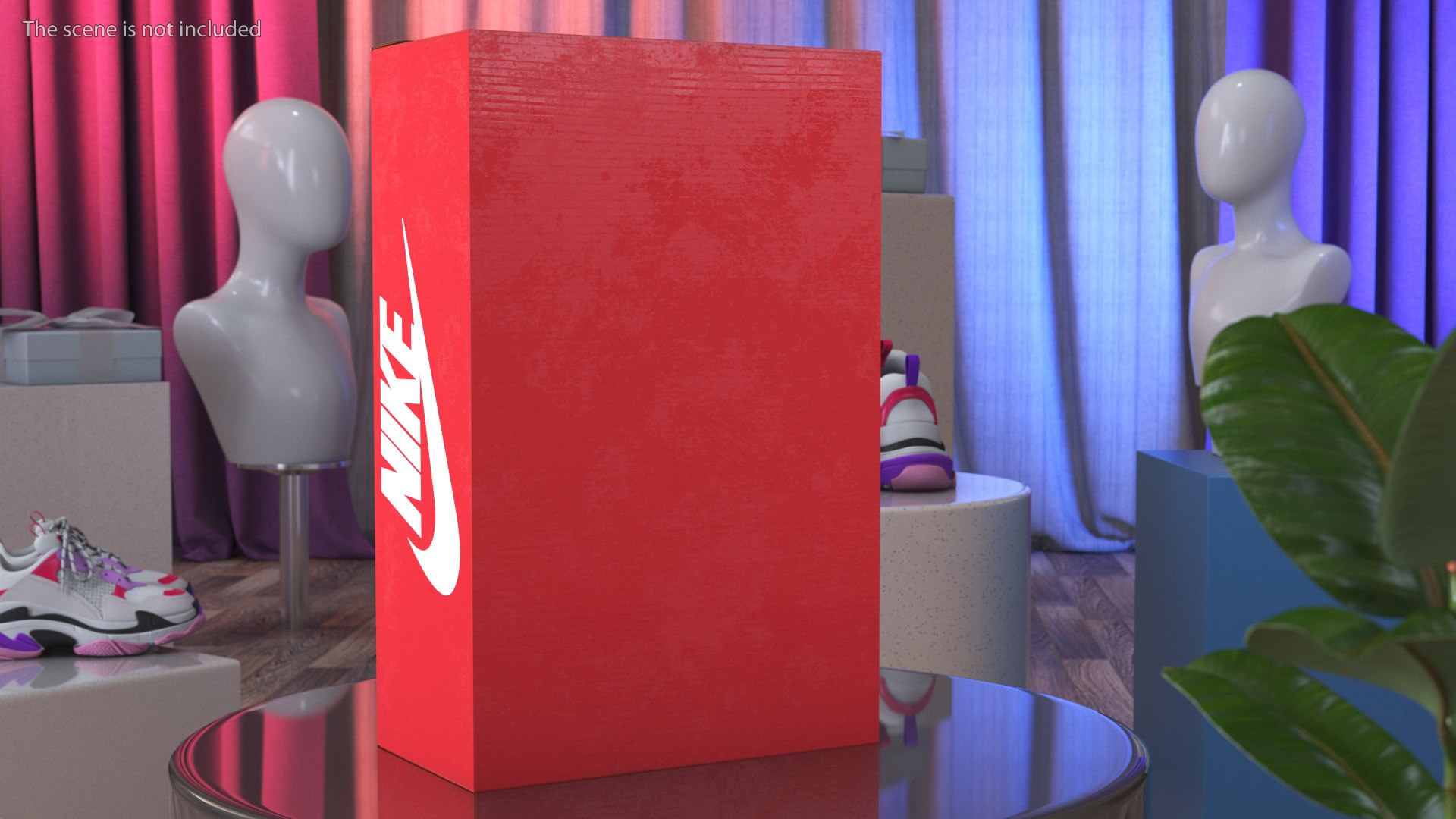 Nike Carton Shoe Box Closed 3D model - TurboSquid 2011345