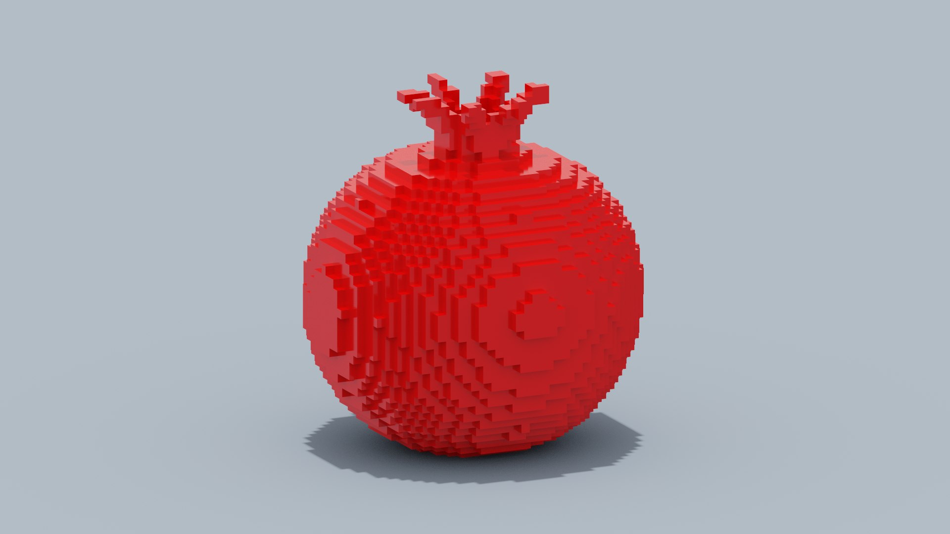 3D Voxel Pomegranate - TurboSquid 1928037
