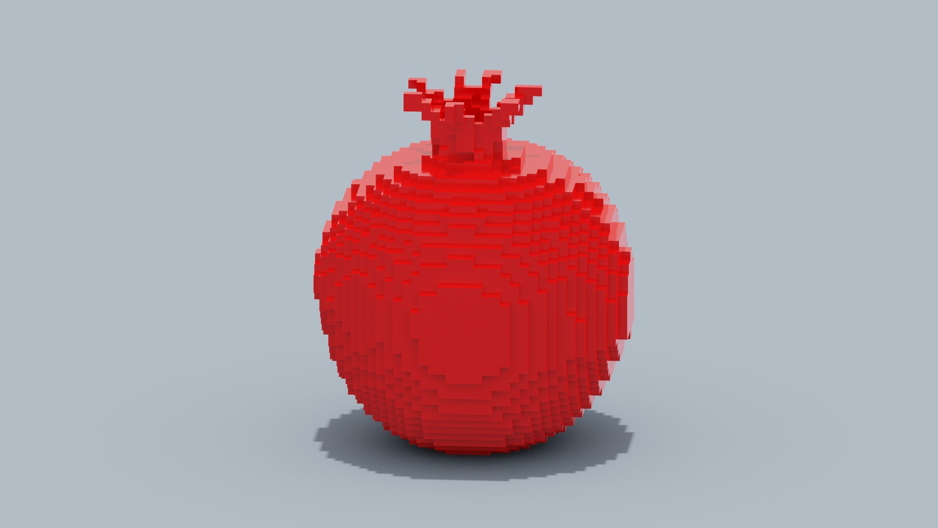 3D Voxel Pomegranate - TurboSquid 1928037