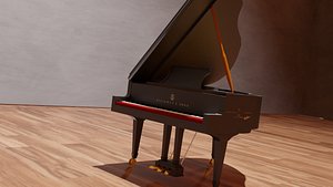 Grand Piano Blender Models for Download | TurboSquid