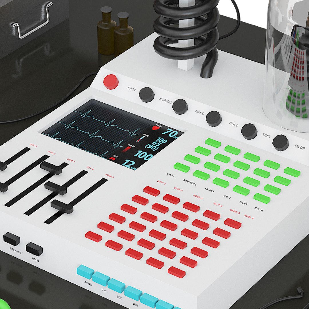 Laboratory Medical Set Microscope Model - TurboSquid 1528883