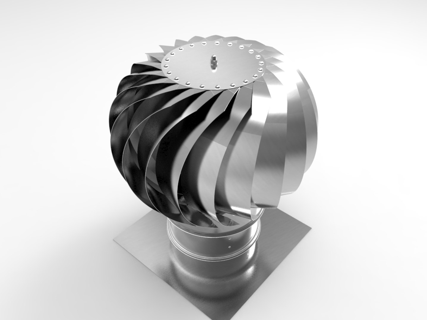 3d Roof Fan