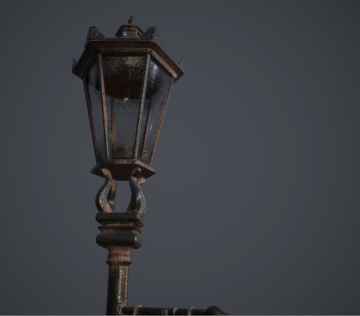 Street Lamp With Sign 3D Model - TurboSquid 1862818