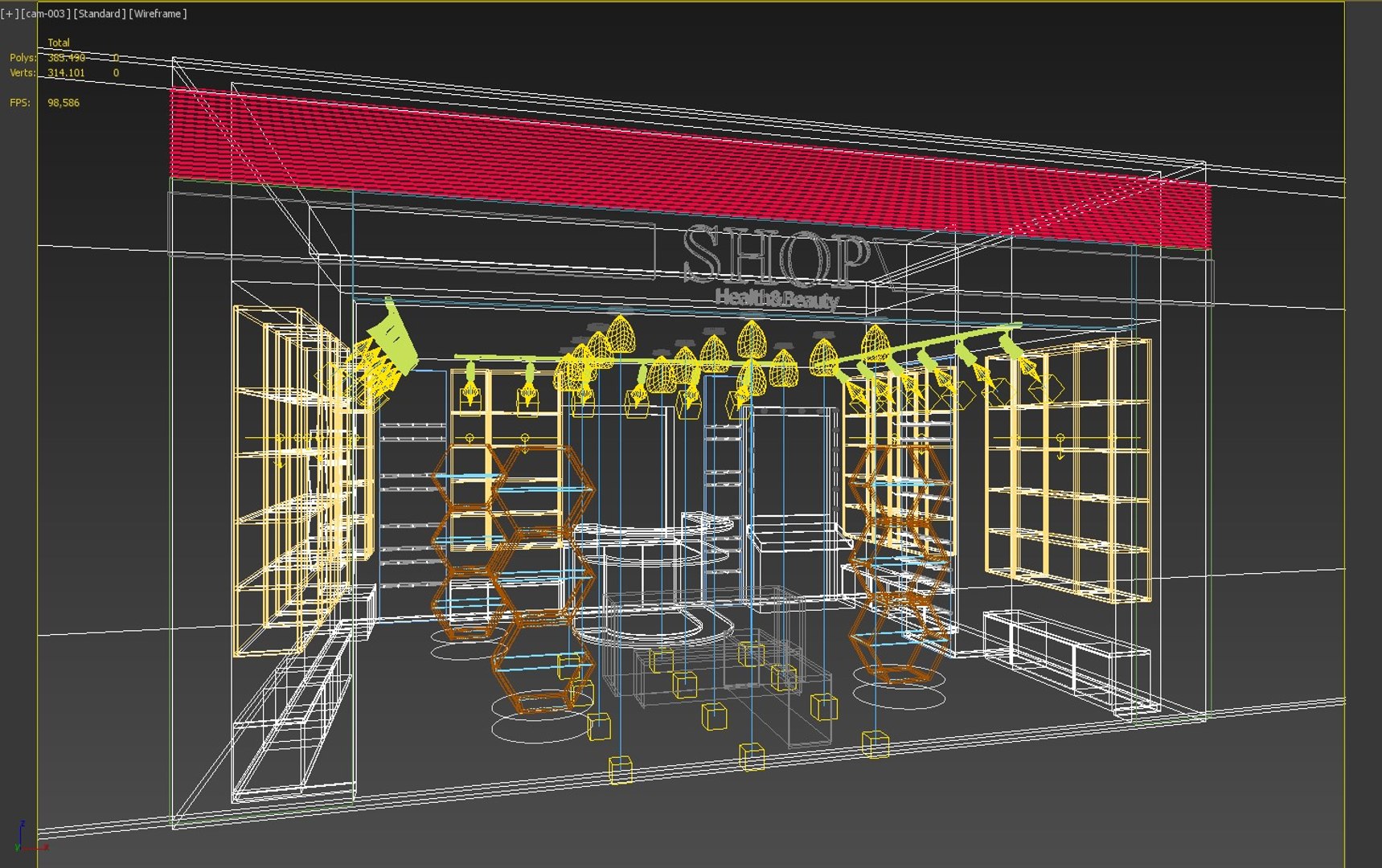 3D Cosmetic Shop - TurboSquid 1400847