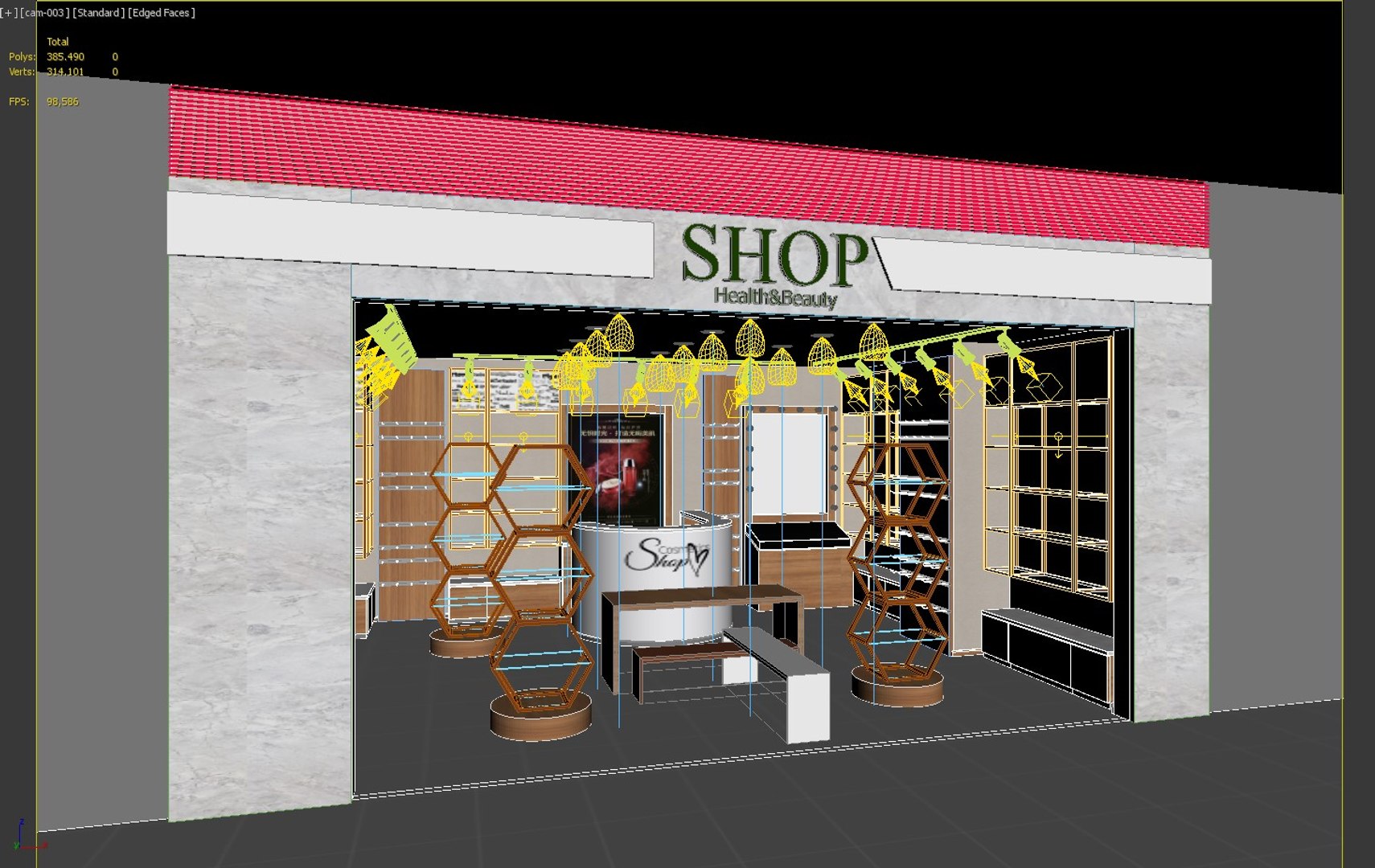 3D Cosmetic Shop - TurboSquid 1400847