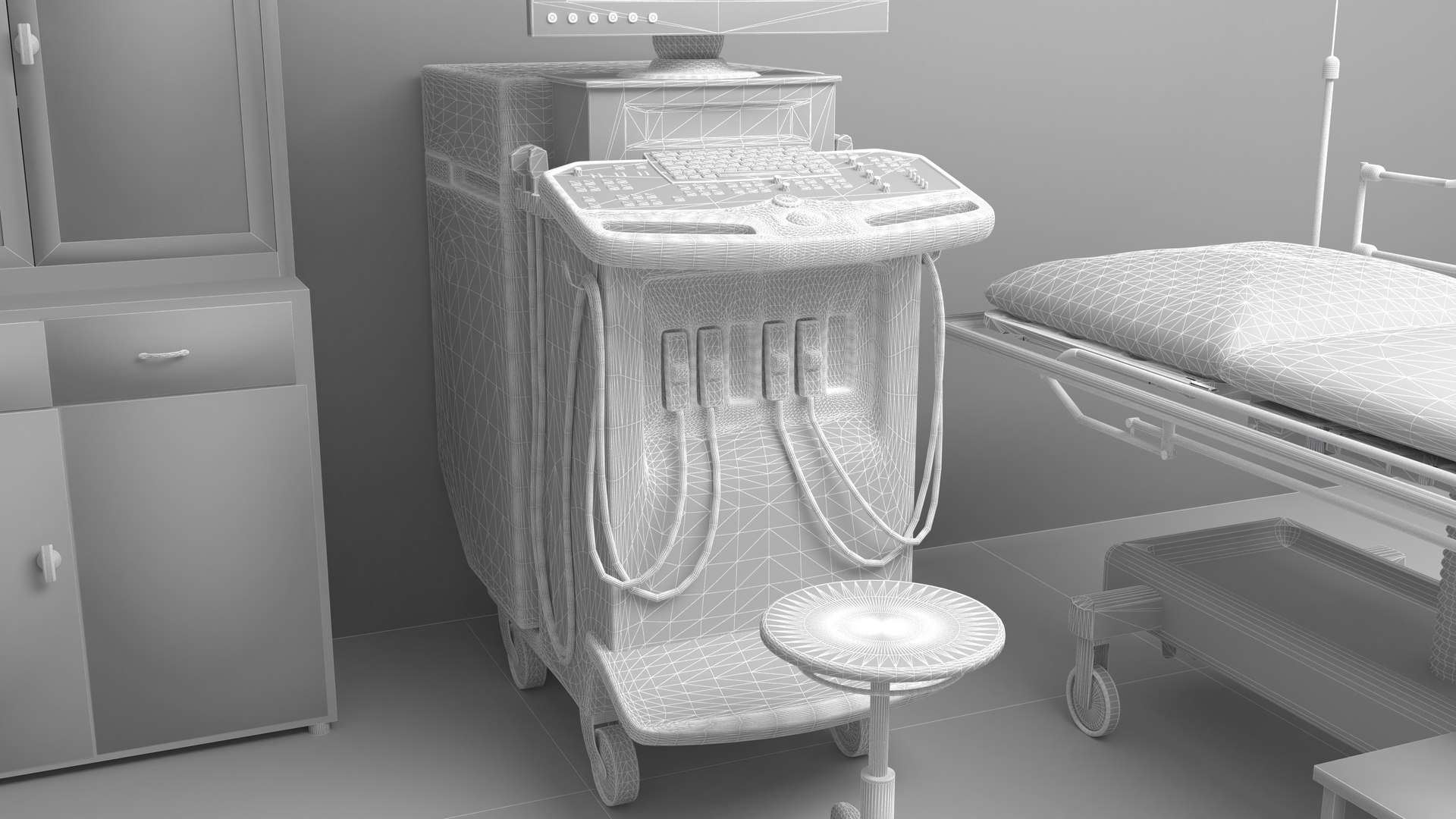 3D Model Ultrasound Room 3 - TurboSquid 2059534