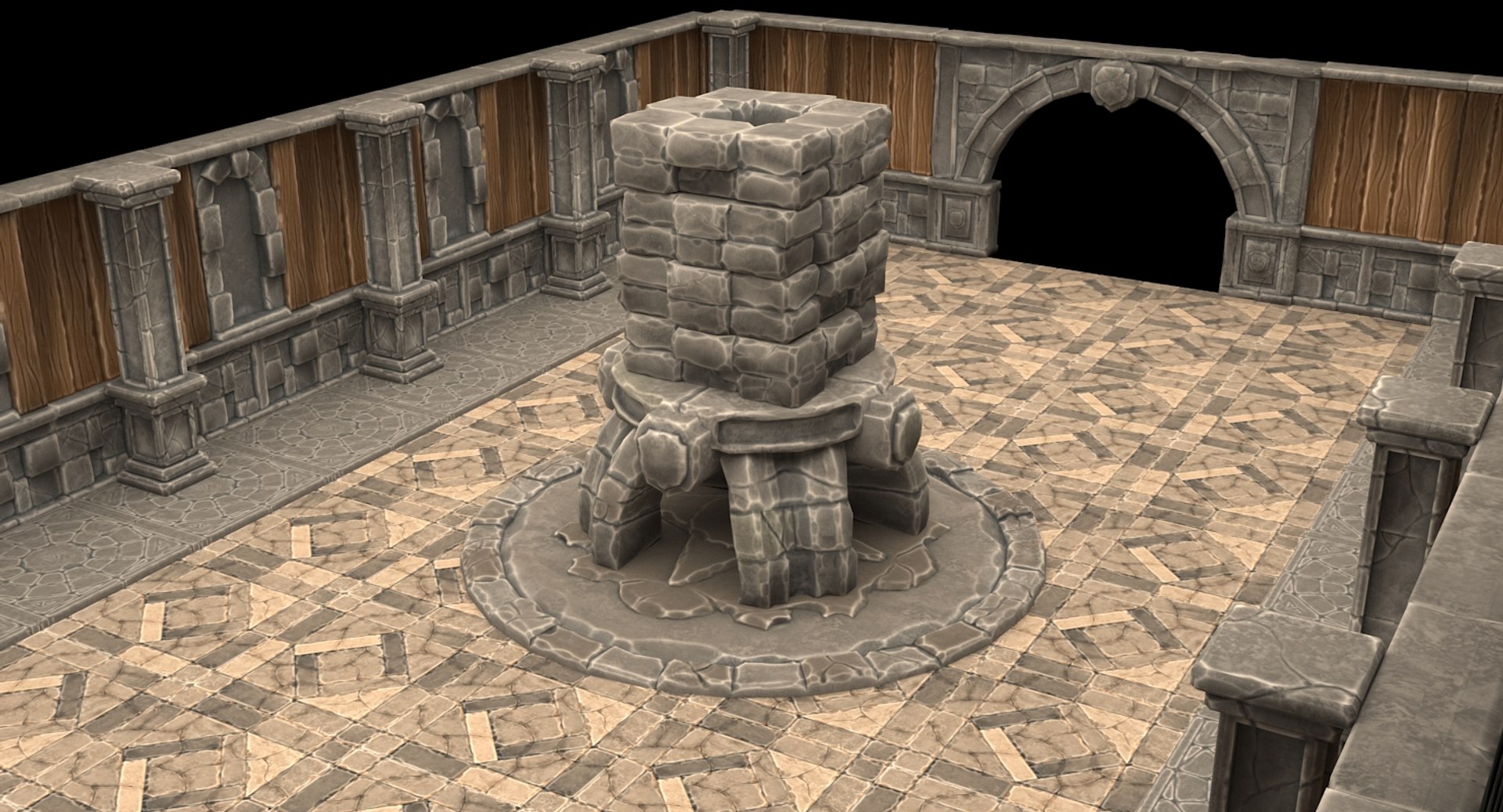 Castle Room 3D Model - TurboSquid 1331865