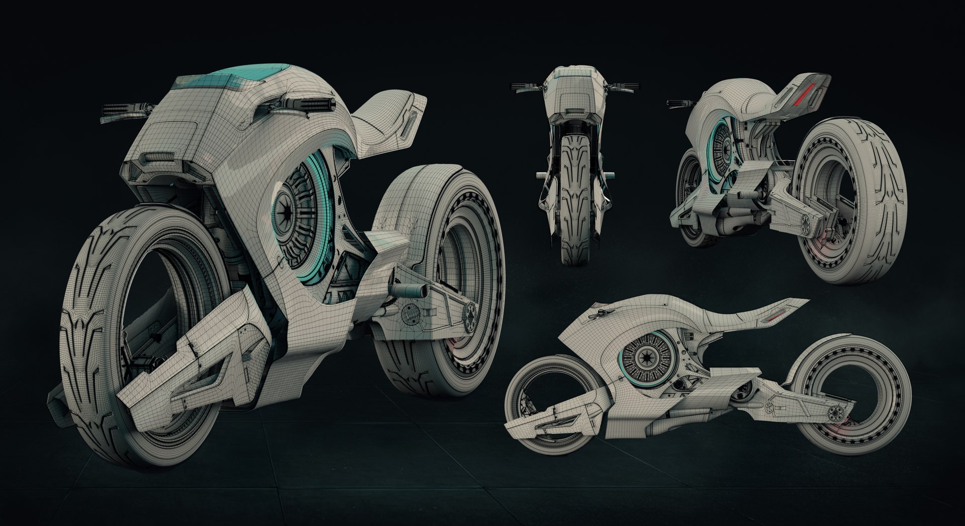 3D Cyberbike VFX Asset Model - TurboSquid 2063991