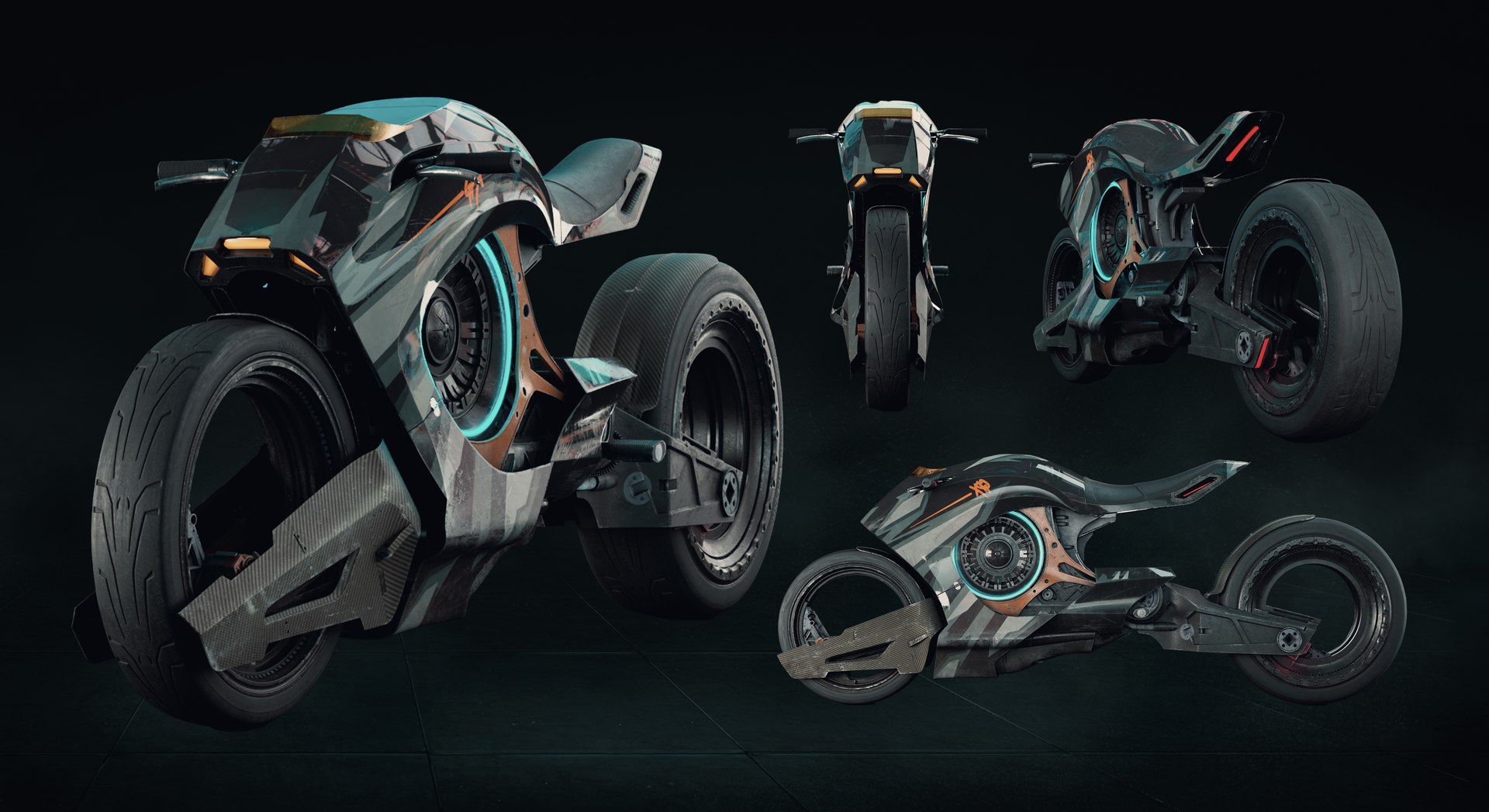 3D Cyberbike VFX Asset Model - TurboSquid 2063991