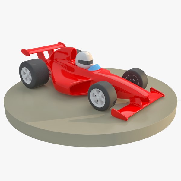 3D cartoon toy classic car model - TurboSquid 1629835