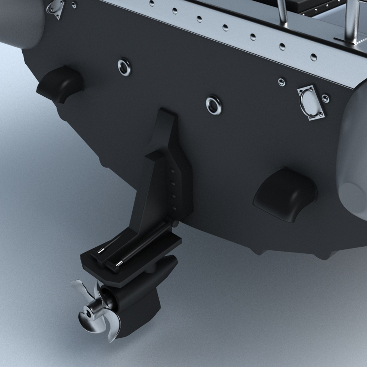 standard navy rhib 3d model