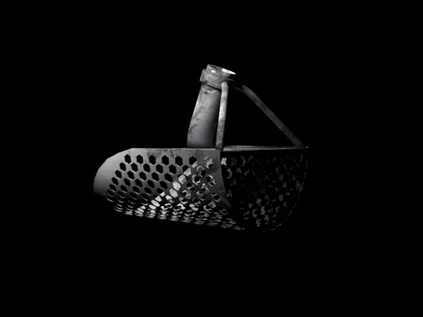 3d digging sand model