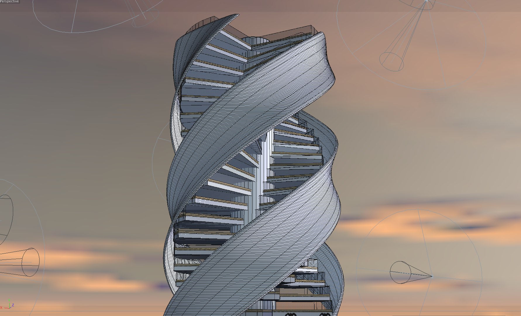 Twisted Tower 3D Model - TurboSquid 1314897