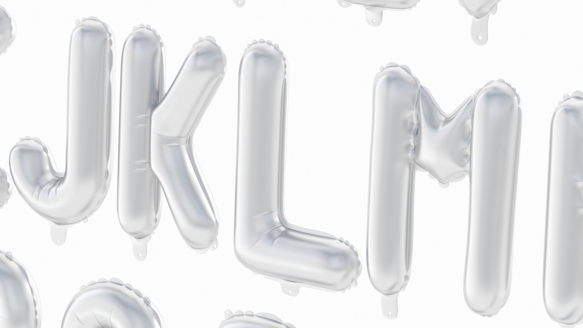 3D Balloon Alphabet Model - TurboSquid 1615824