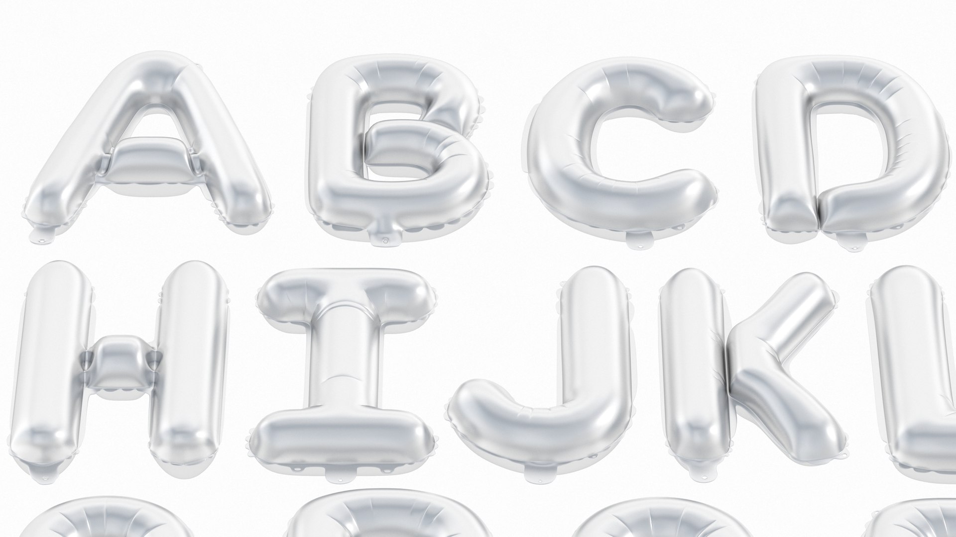 3D Balloon Alphabet Model - TurboSquid 1615824