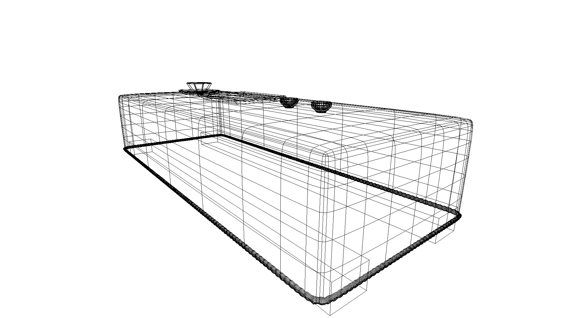 wicker fur pack sofa armchair 3d fbx