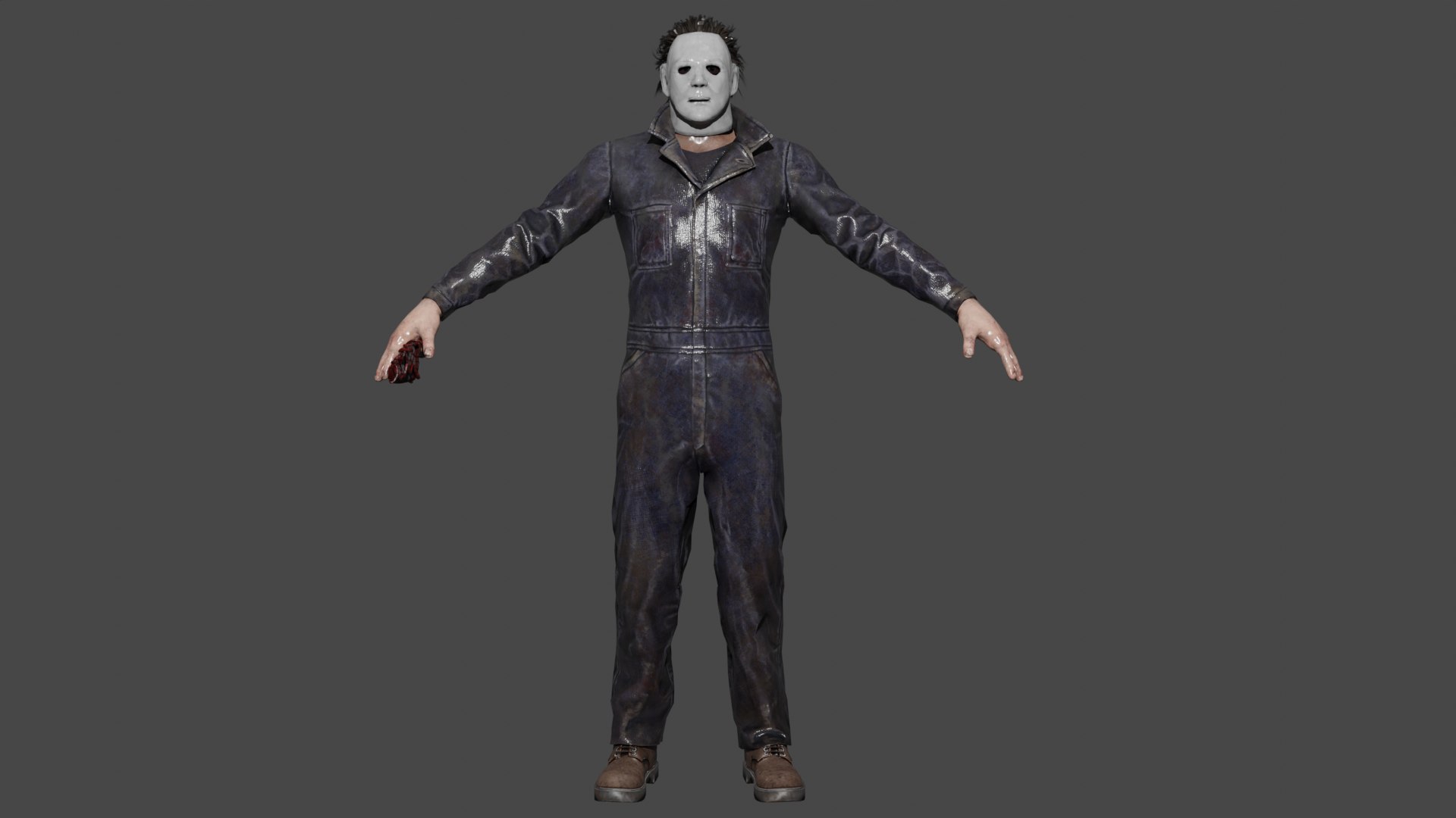 3D Michael Myers - TurboSquid 2096478