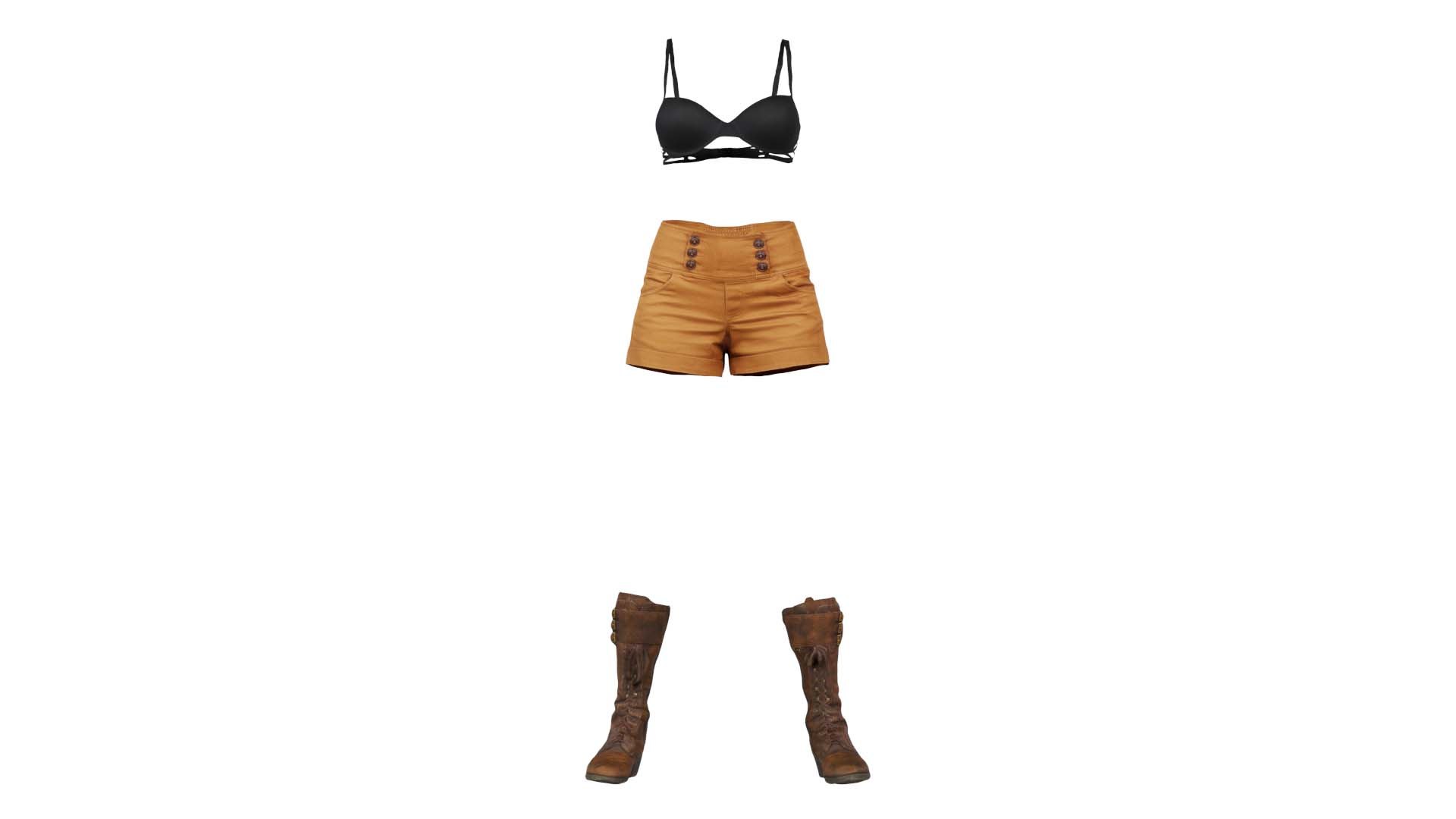 3D Adventure Outfit Remastered - TurboSquid 2361244