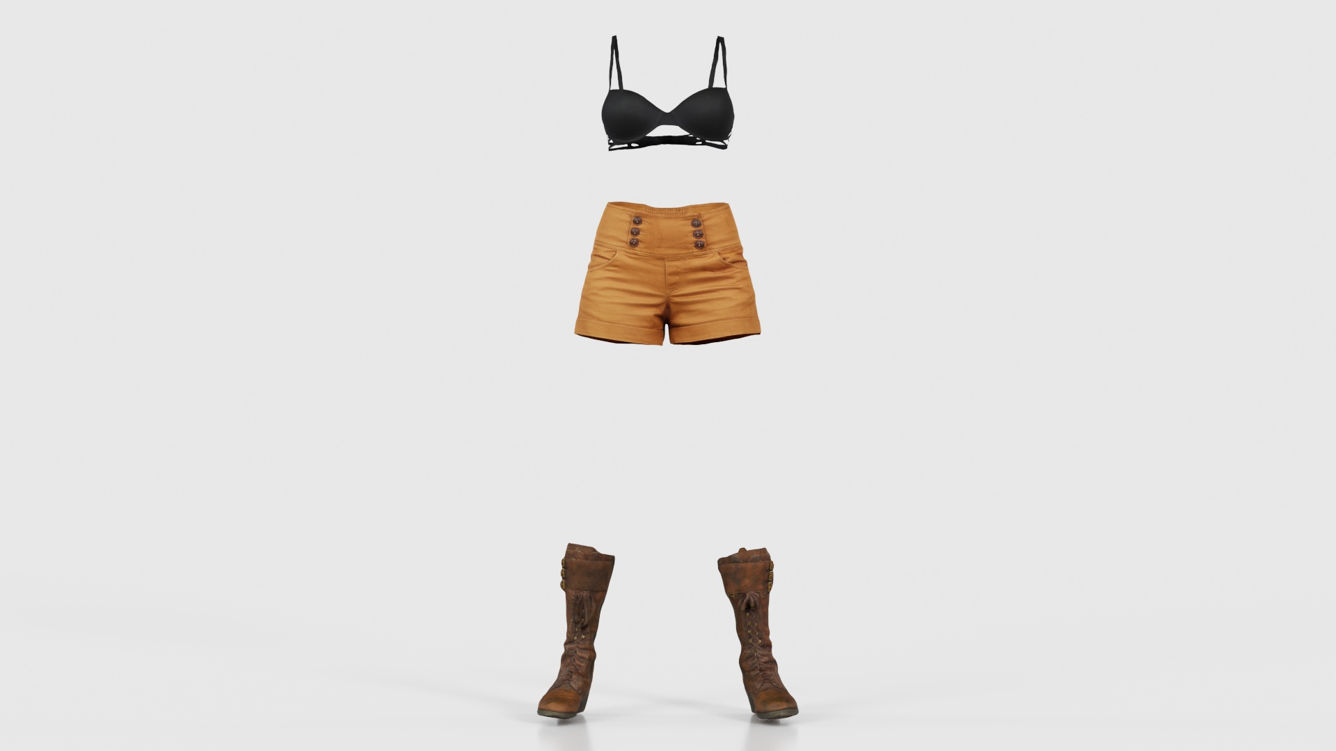 3D Adventure Outfit Remastered - TurboSquid 2361244