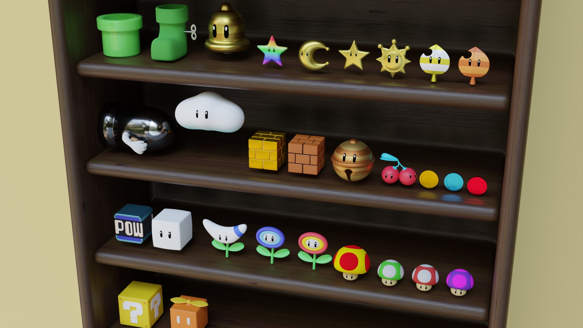 Mario Bros collection 3D - TurboSquid 1906666