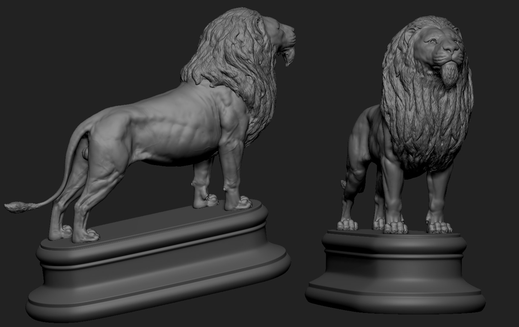 Lion Model - TurboSquid 2236204