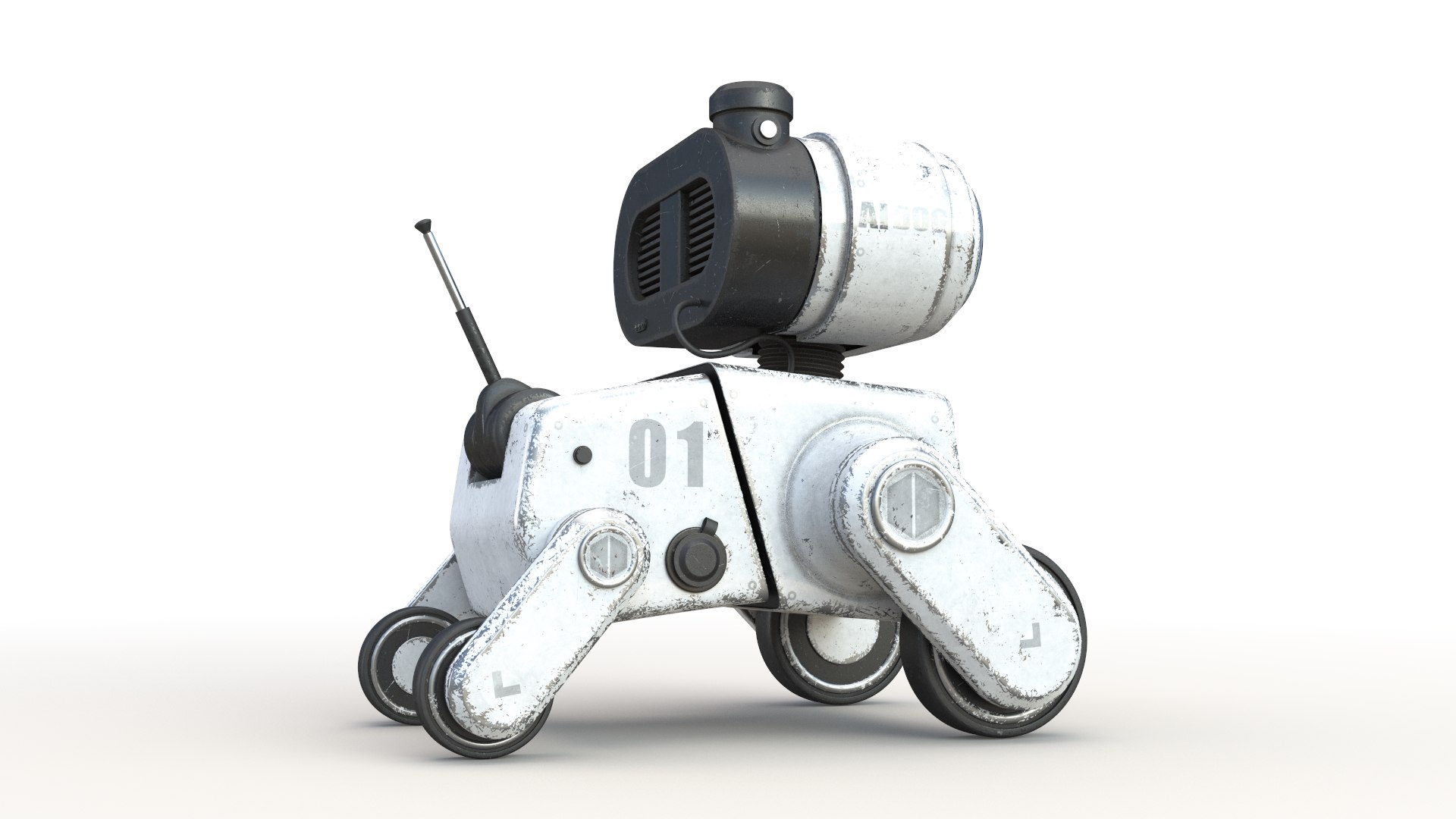 Dog Robot RIG 3D Model - TurboSquid 2288728