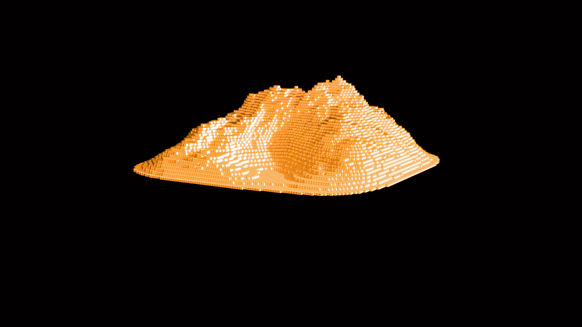 Minecraft Mountain For Background 3D - TurboSquid 1874475