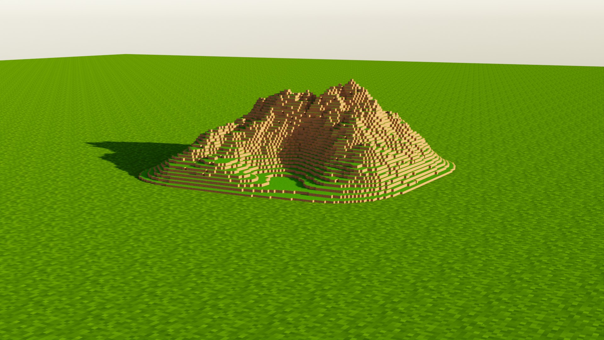 Minecraft Mountain For Background 3D - TurboSquid 1874475