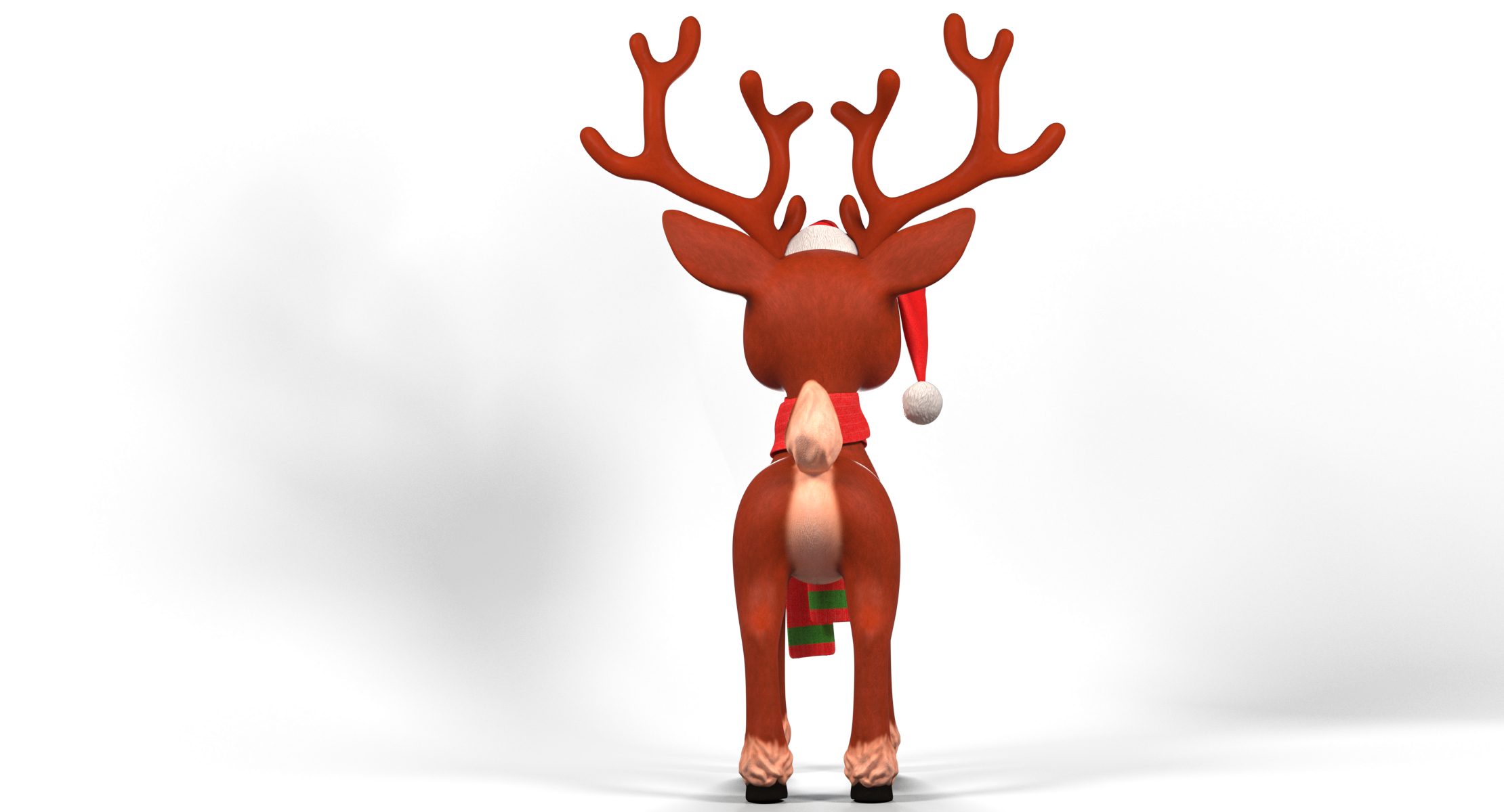 Cartoon reindeer christmas animation rig 3D model - TurboSquid 1358667