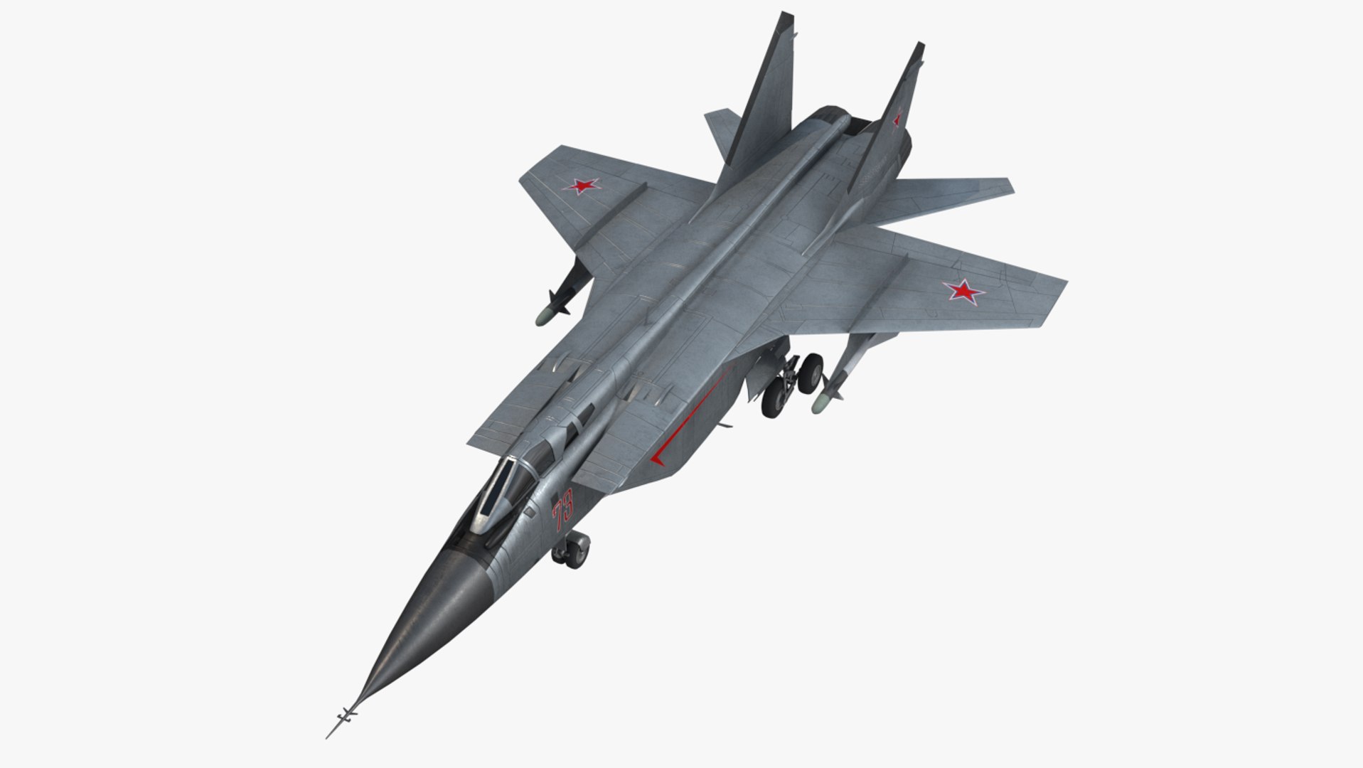 3D Mig 31 Foxhound - TurboSquid 1268618