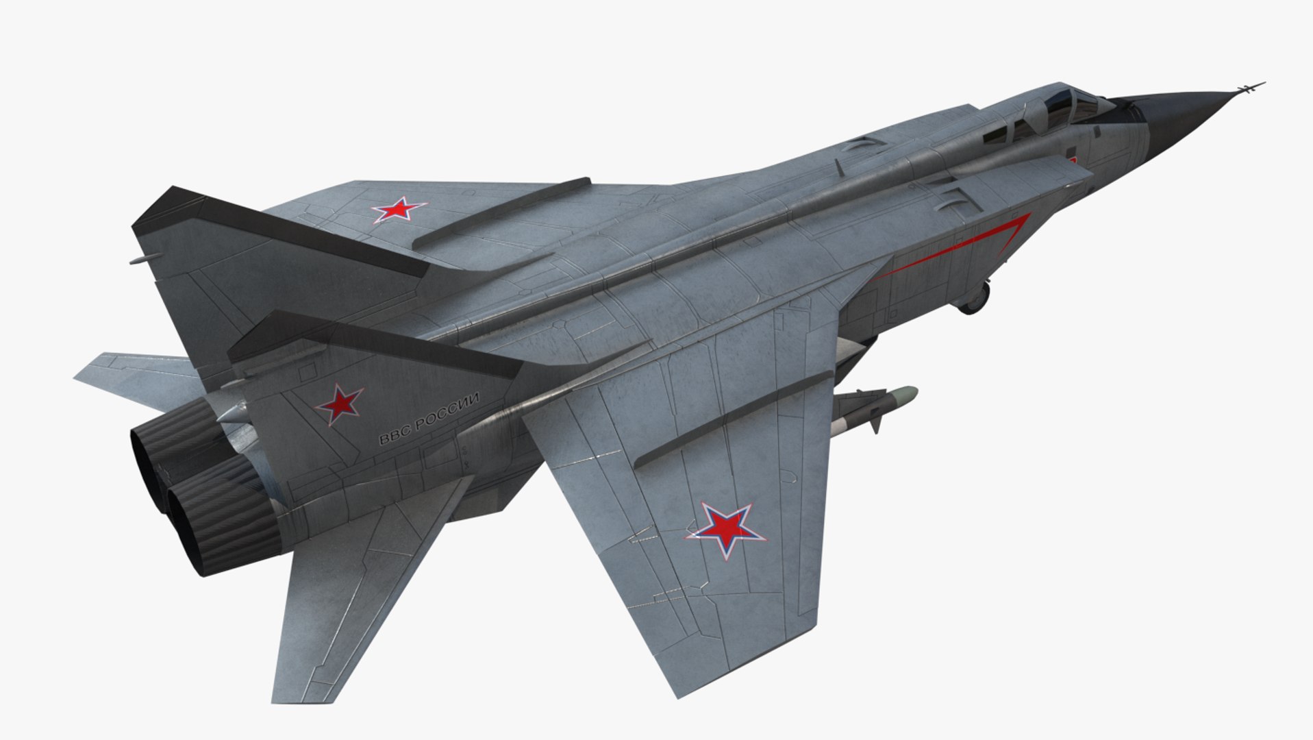 3D Mig 31 Foxhound - TurboSquid 1268618