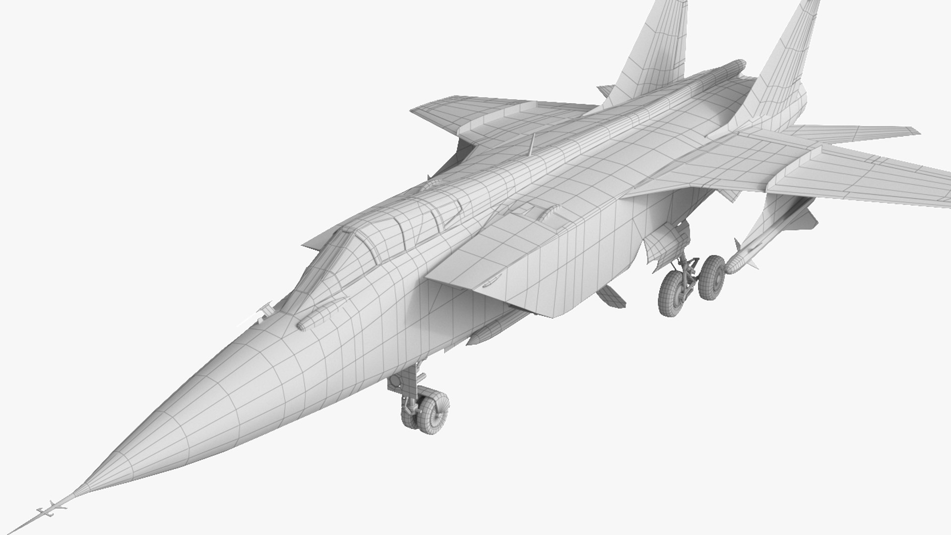 3D Mig 31 Foxhound - TurboSquid 1268618