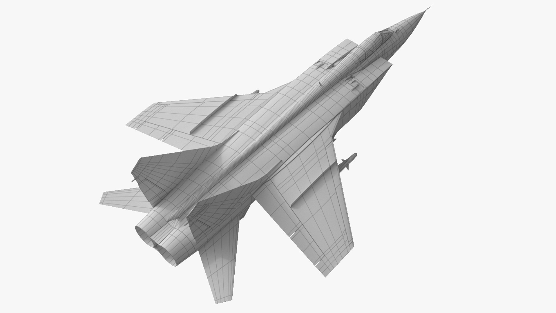 3D Mig 31 Foxhound - TurboSquid 1268618