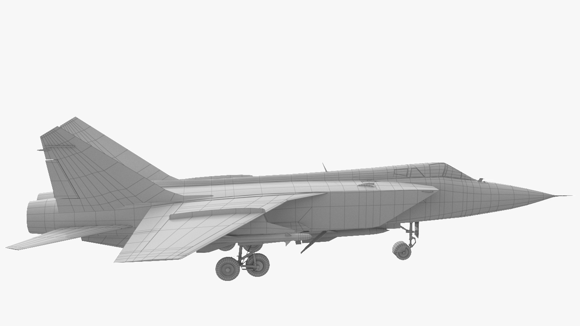 3D Mig 31 Foxhound - TurboSquid 1268618