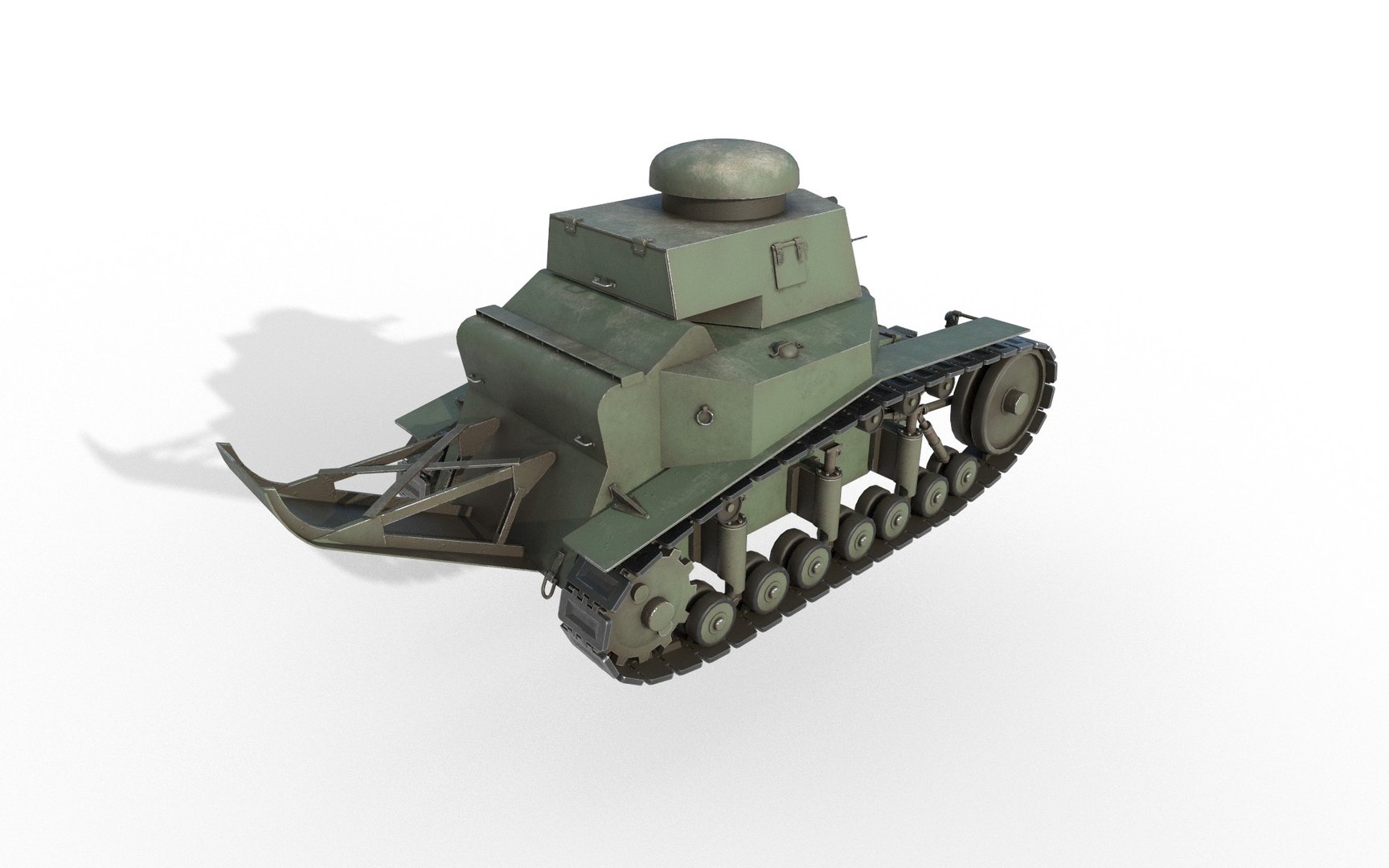 3D T-18 Soviet Tank Model - TurboSquid 1681978