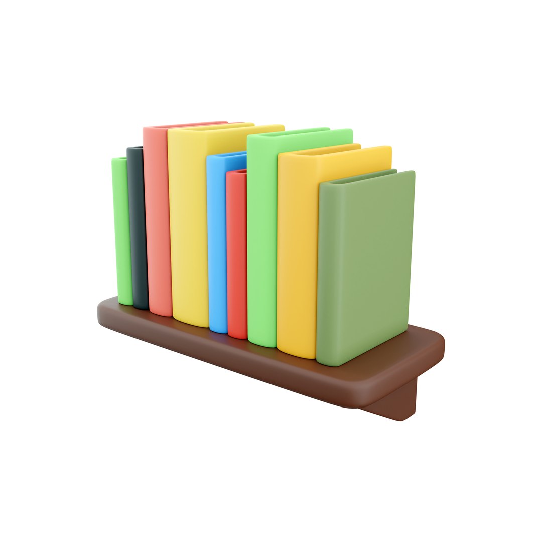 Books 3D Model - TurboSquid 2014611