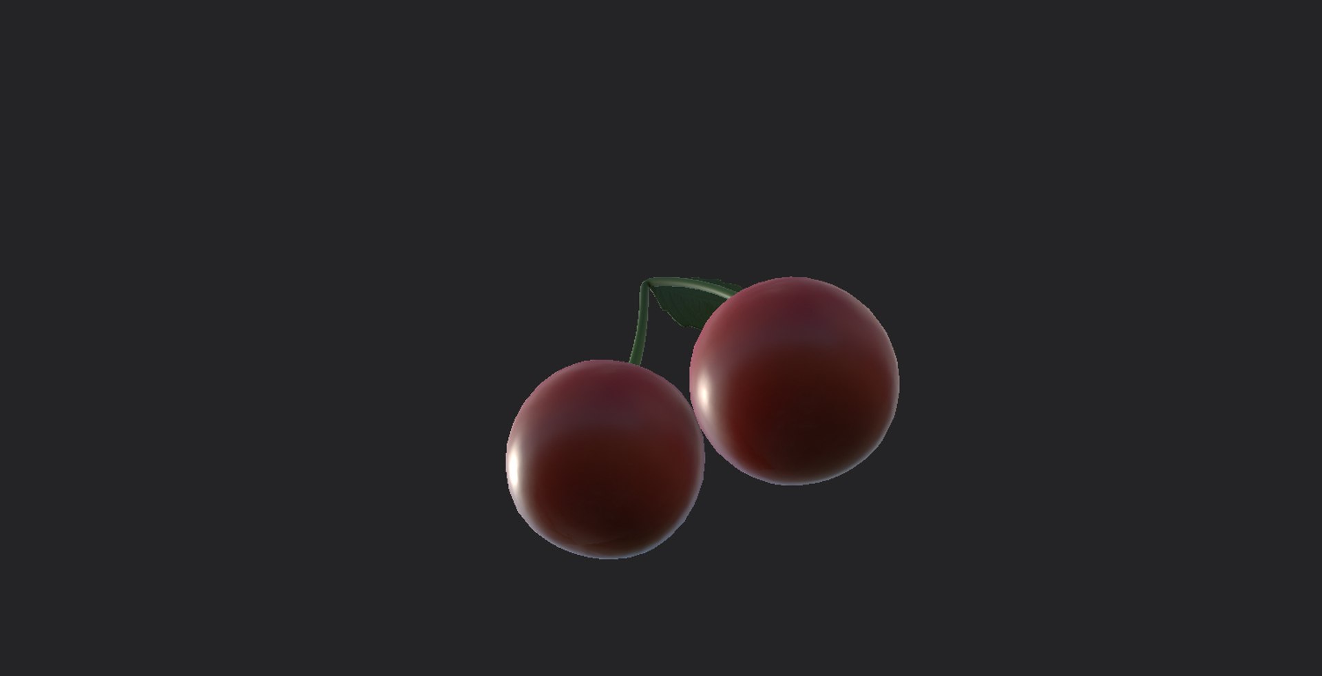 Cherry Cartoon 3D Model - TurboSquid 1426019