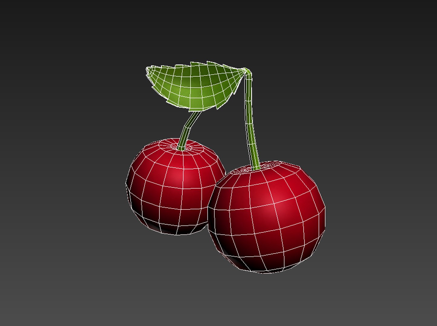Cherry Cartoon 3D Model - TurboSquid 1426019