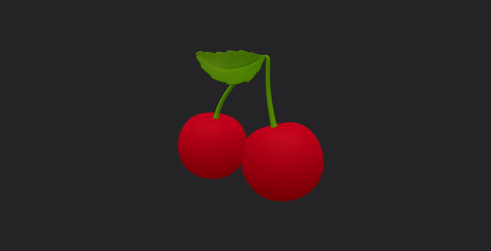 Cherry Cartoon 3D Model - TurboSquid 1426019