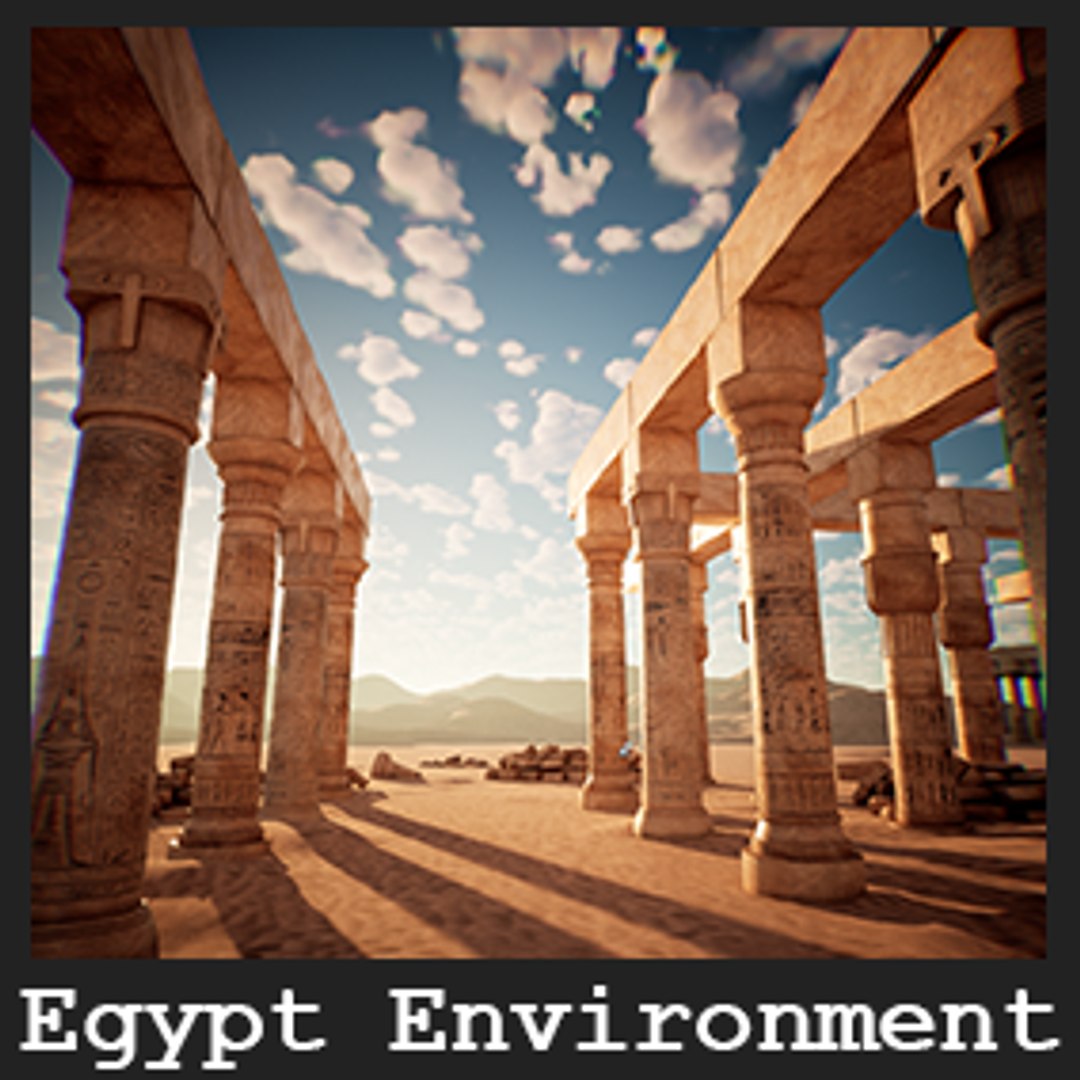Egypt Environment 33 Assets 3D Model - TurboSquid 2196433