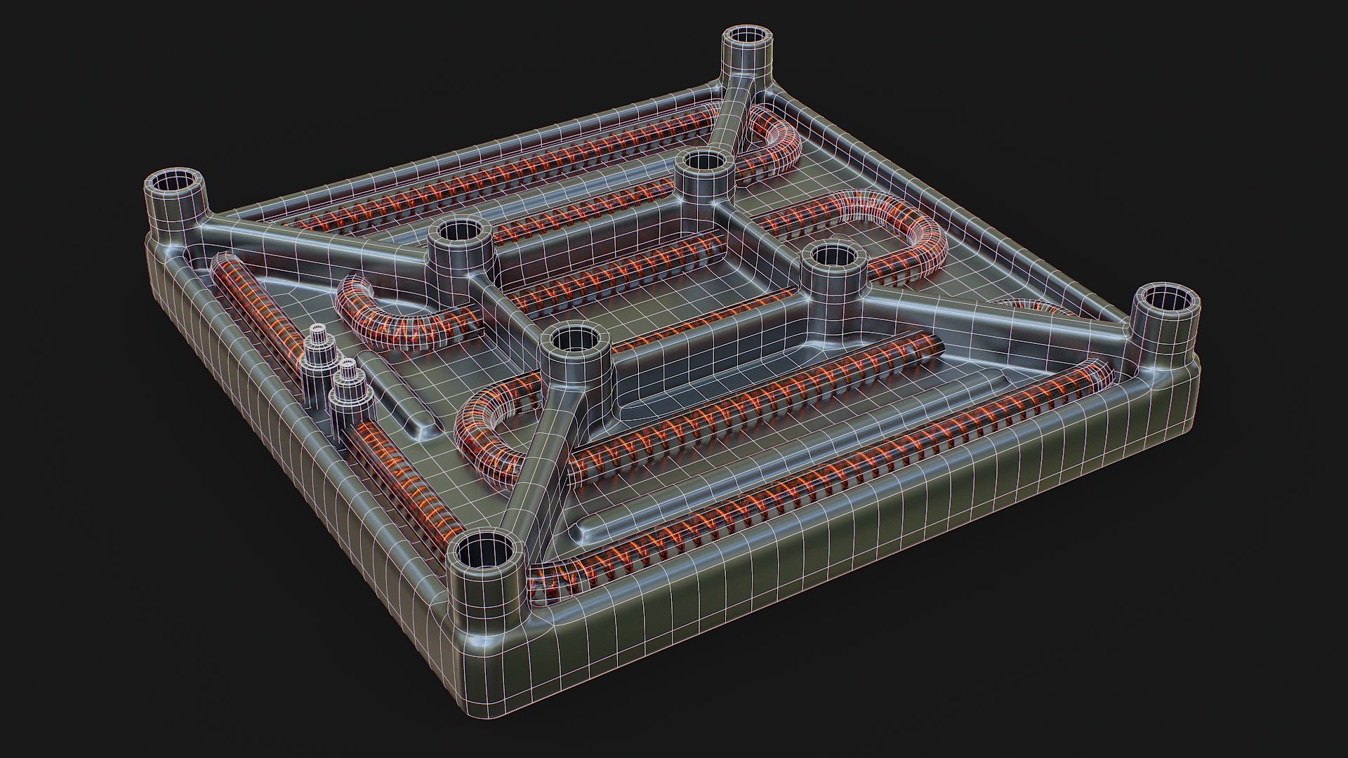 3D Heater Plate Industrial Machine Part - TurboSquid 2229570