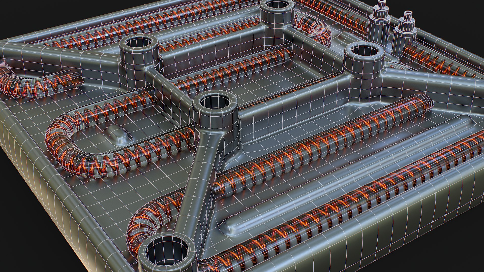 3D Heater Plate Industrial Machine Part - TurboSquid 2229570