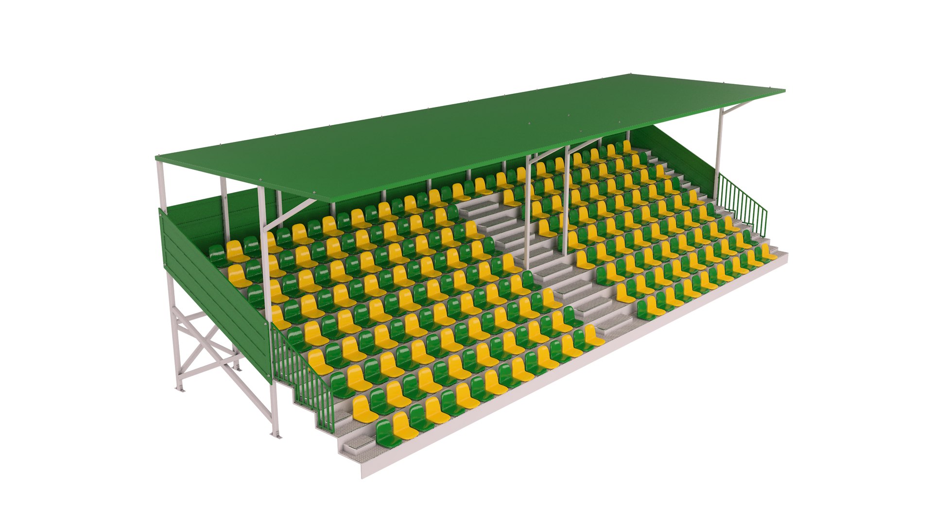 Sports Tribune For Spectators 3D Model - TurboSquid 2085847